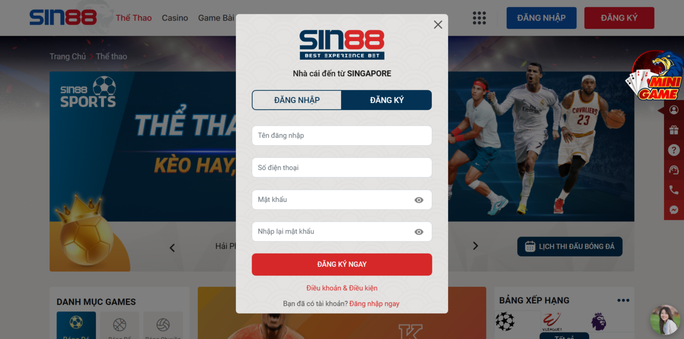 SIN88 - Rồng Thần Châu Á - Link vào SIN88 Mới Nhất 2023 - sin88e.net